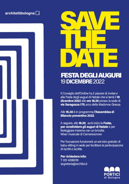 Festa degli Auguri | Ordine degli Architetti di Bologna