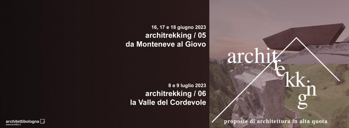 ARCHITREKKING Proposte di architettura in alta quota | Ordine degli ...